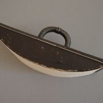 VICTORIAN rocker blotter, cast iron oak leaves - Morning Glory Jewelry