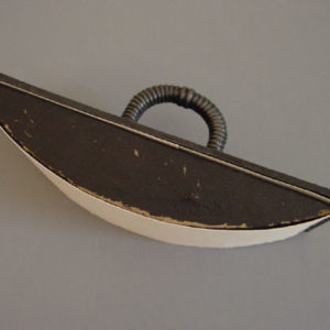 VICTORIAN rocker blotter, cast iron oak leaves - Morning Glory Jewelry