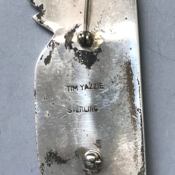 TIM YAZZIE Native American Navajo sterling silver and inlay - Morning ...